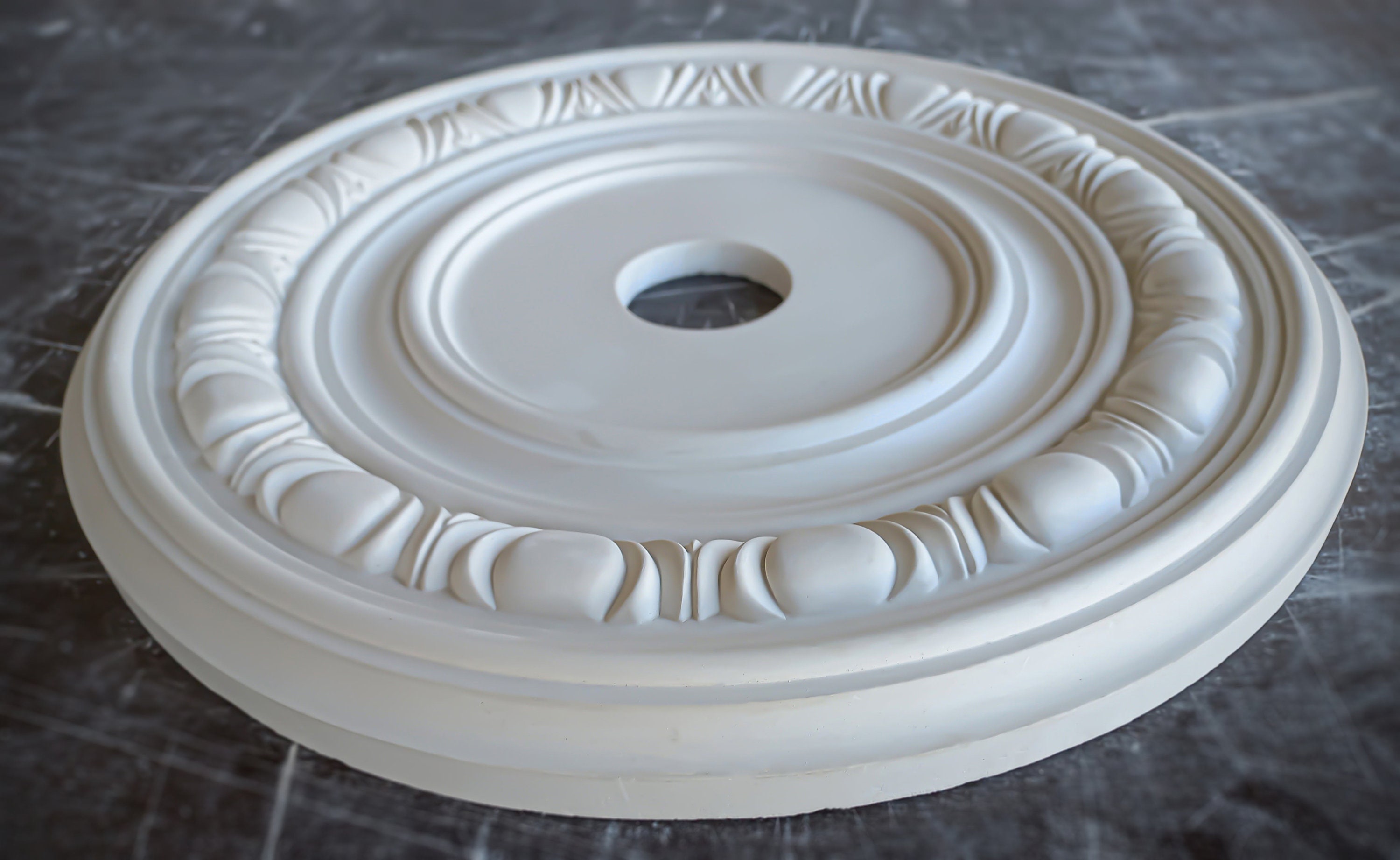 16" Diameter Vintage Plaster Ceiling Medallion | Light Fixtures ...