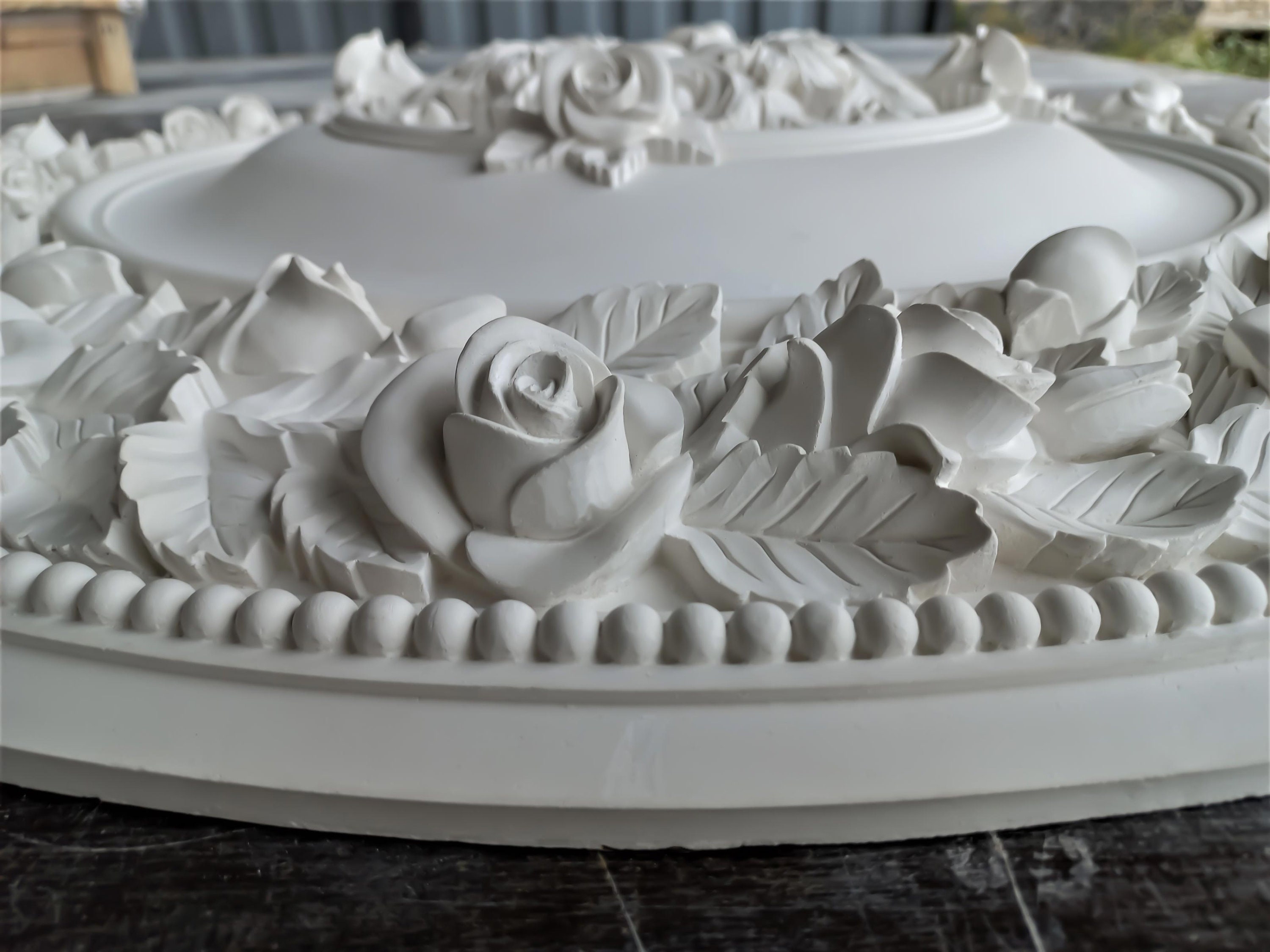 28 Inch Plaster Rosette for Chandeliers and Elegant Ceiling - Etsy