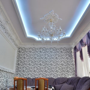 35" Vintage Diamond Plaster Ceiling Medallion With Beautiful Patterns ...