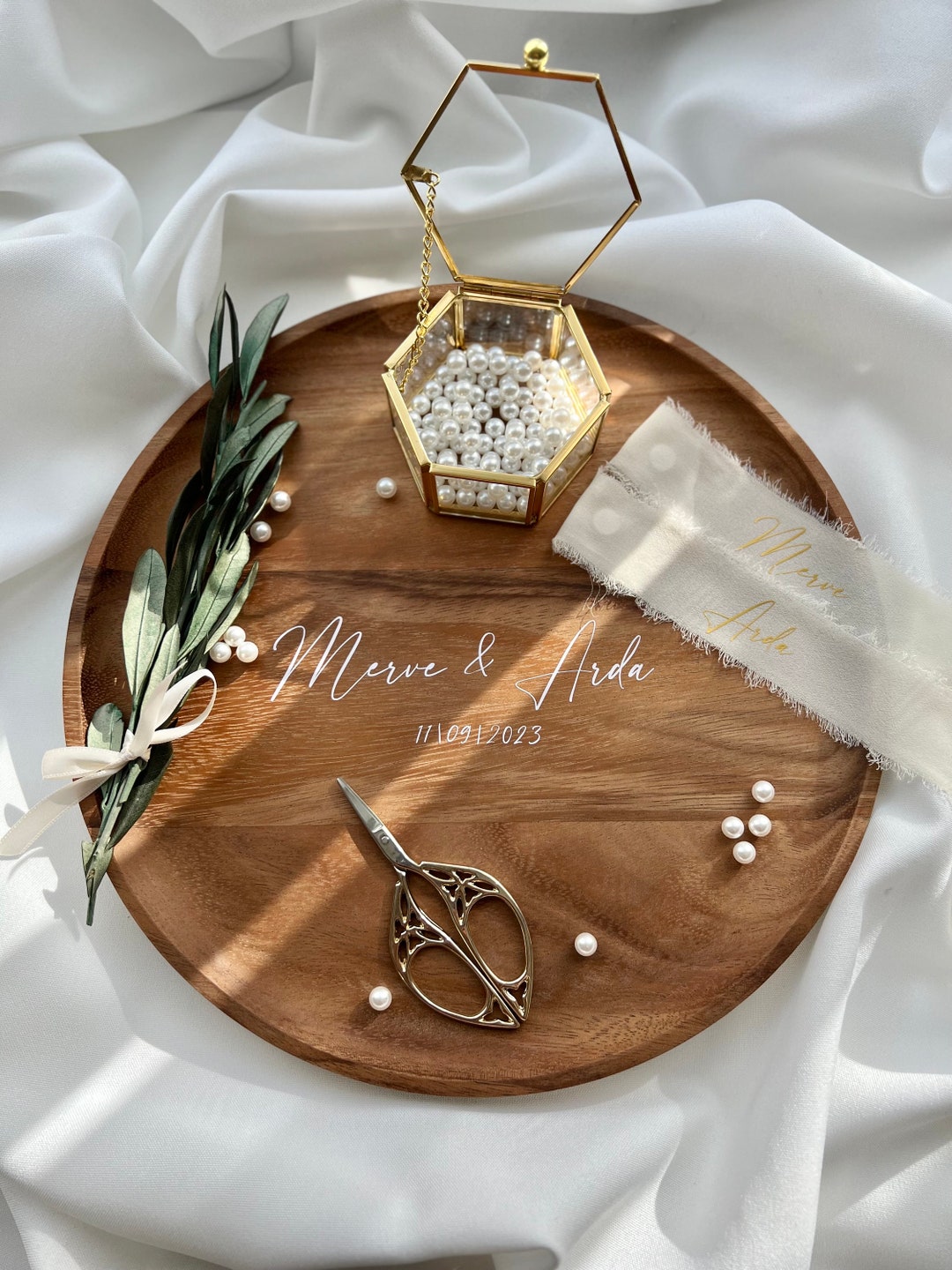 Tray Engagement Tray Söz Nisan Ring Tray Wedding Ring Tray - Etsy