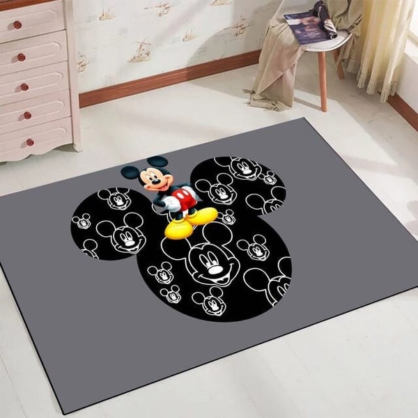Mickey Mouse Rug - Etsy