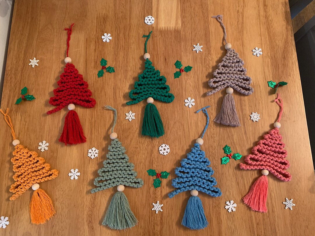 Macrame Xmas Trees - Etsy