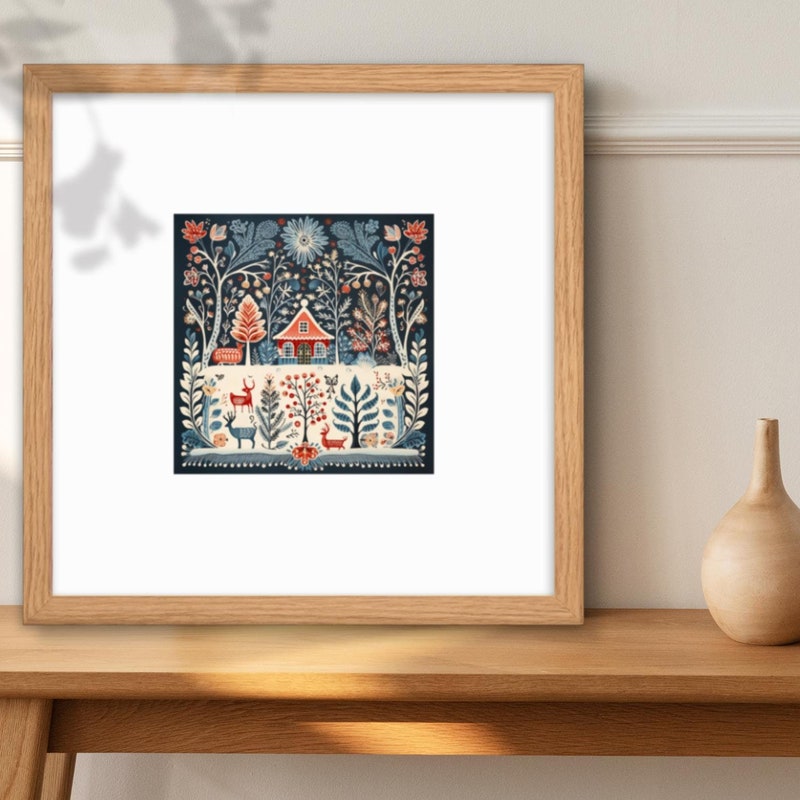 Folk Art Wall Decor - Etsy