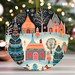 Winter Folk Art Hygge Christmas Folk Art Christmas Gift Nordic Ornament ...
