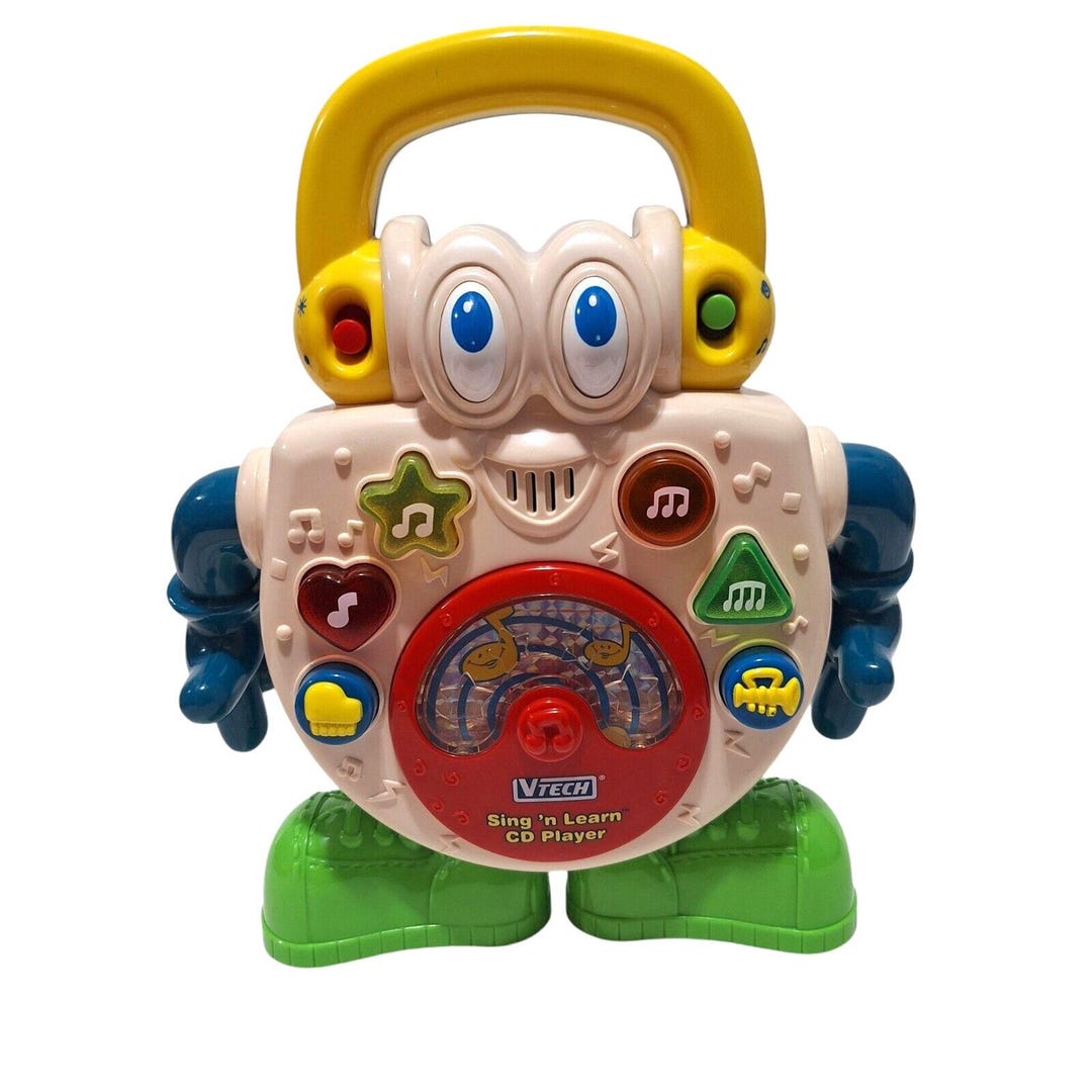 Vtech Sing 'n Learn CD Player Fun and Educational Toy Lots of Features ...