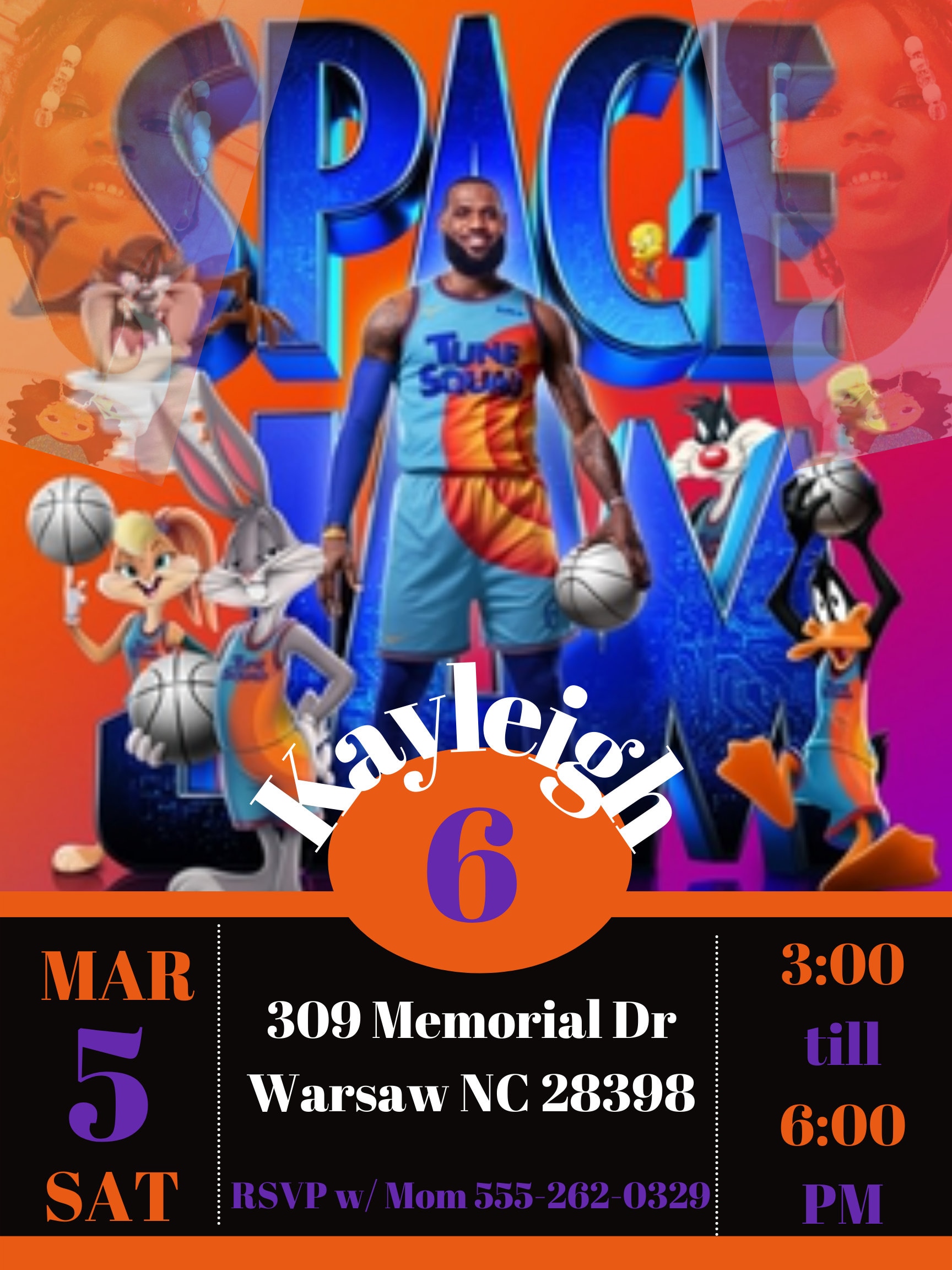 Space Jam Theme - Etsy