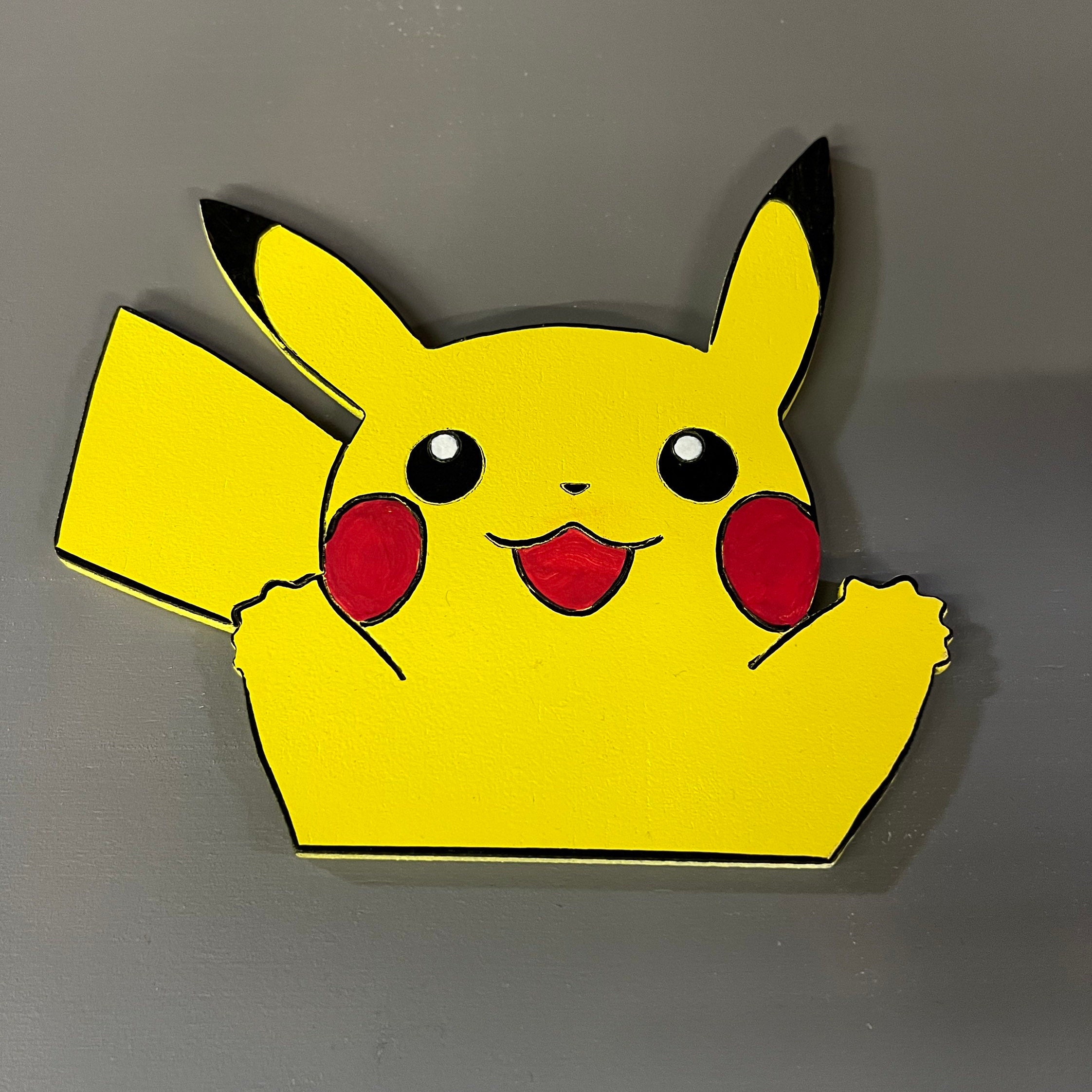 Pokémon Character Wooden Laser Cut Wall Art Birthday Party - Etsy