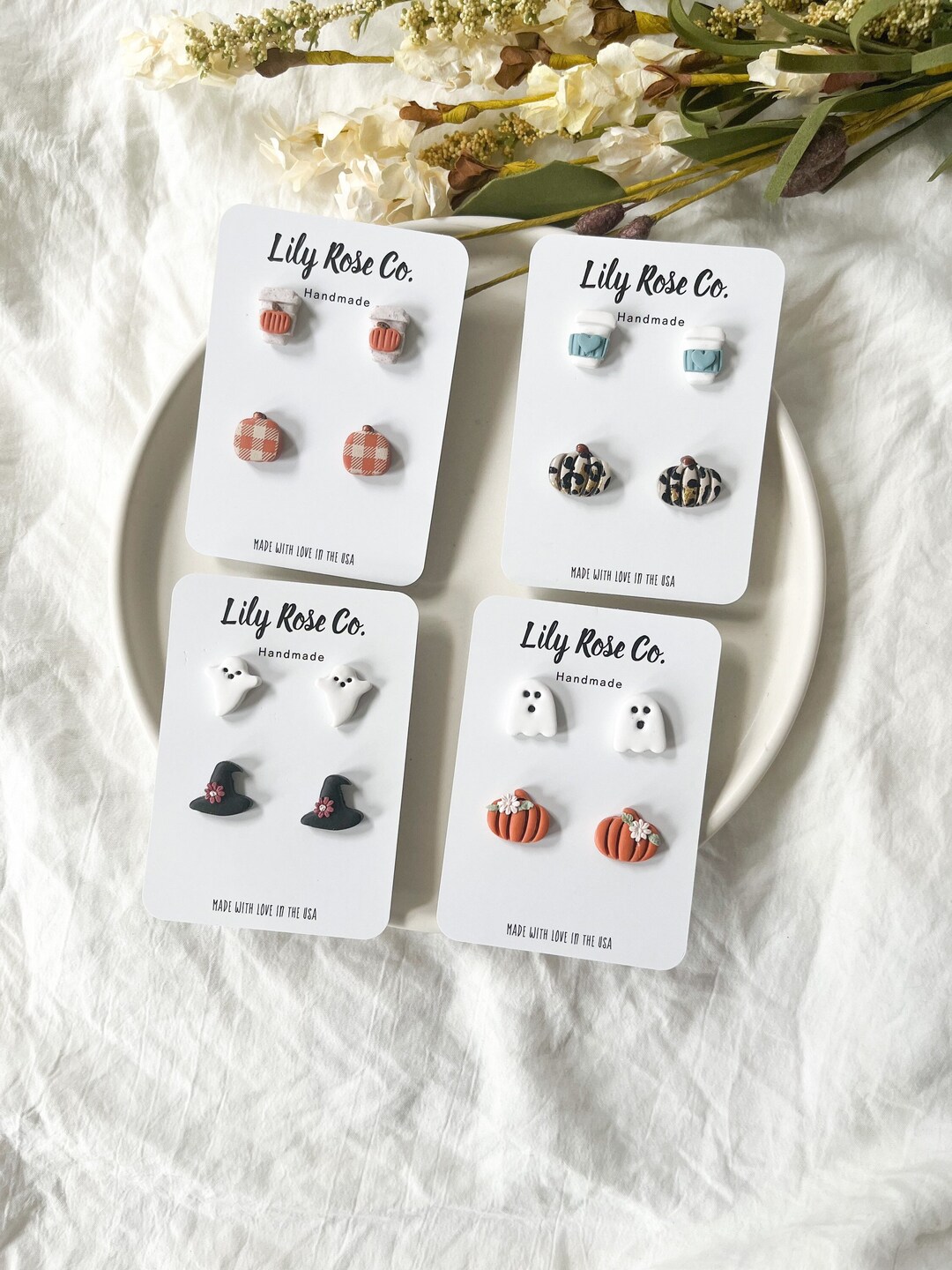 Build Your Own Stud Packs | Fall Stud Packs | Clay Studs | Halloween ...