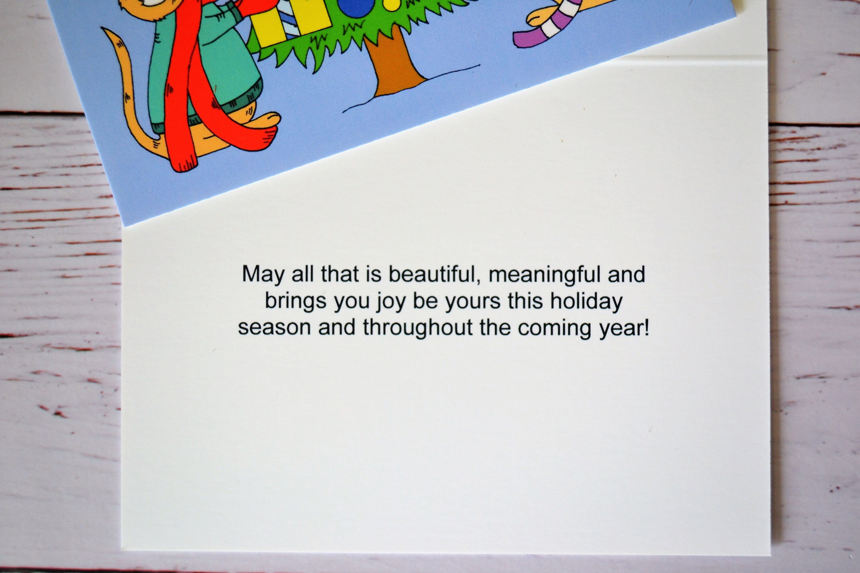 Festive Mice Christmas Tree Card, Holiday Greeting - Etsy