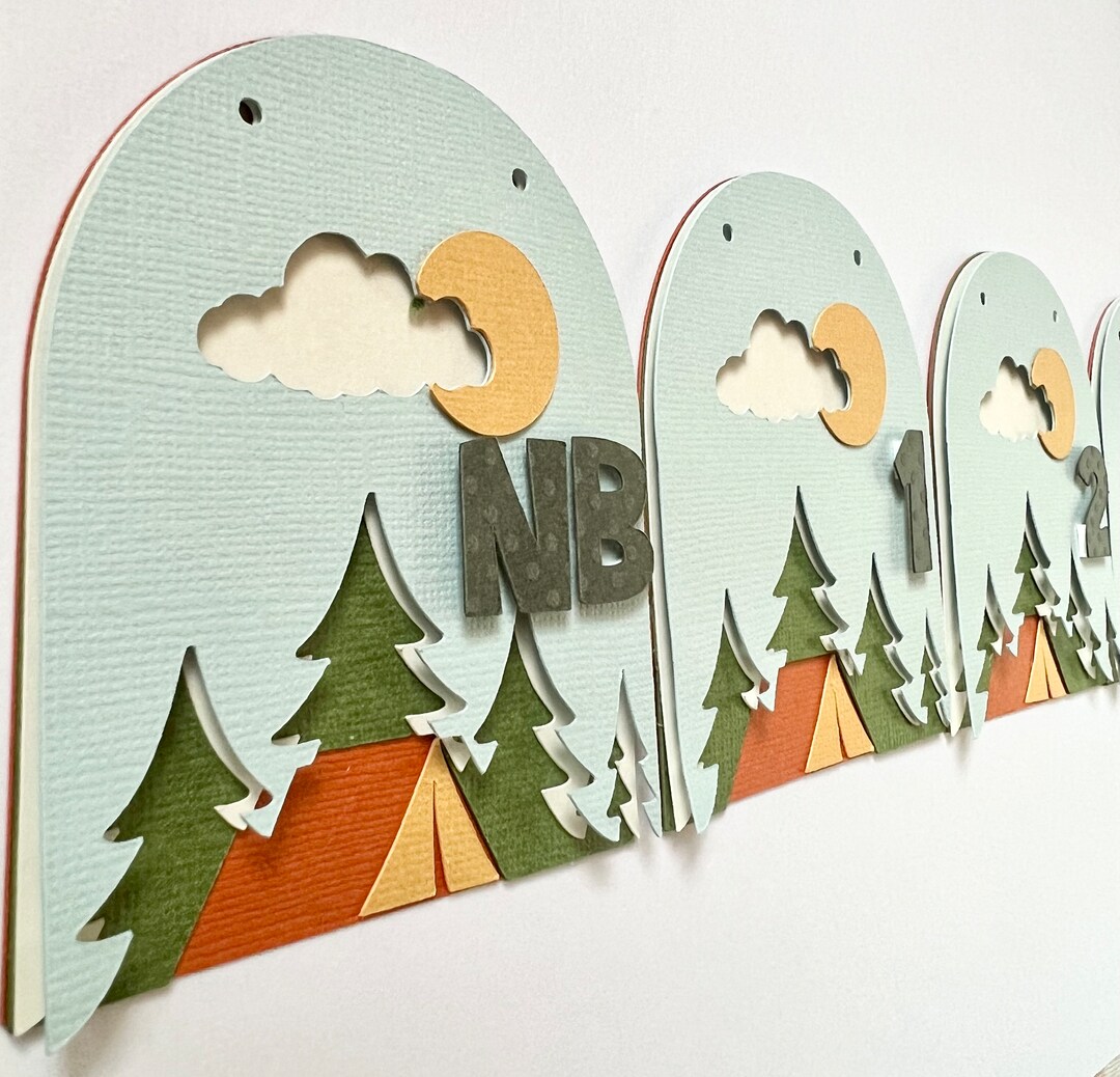 One Happy Camper Photo Banner, Camping Banner, One Happy Camper ...