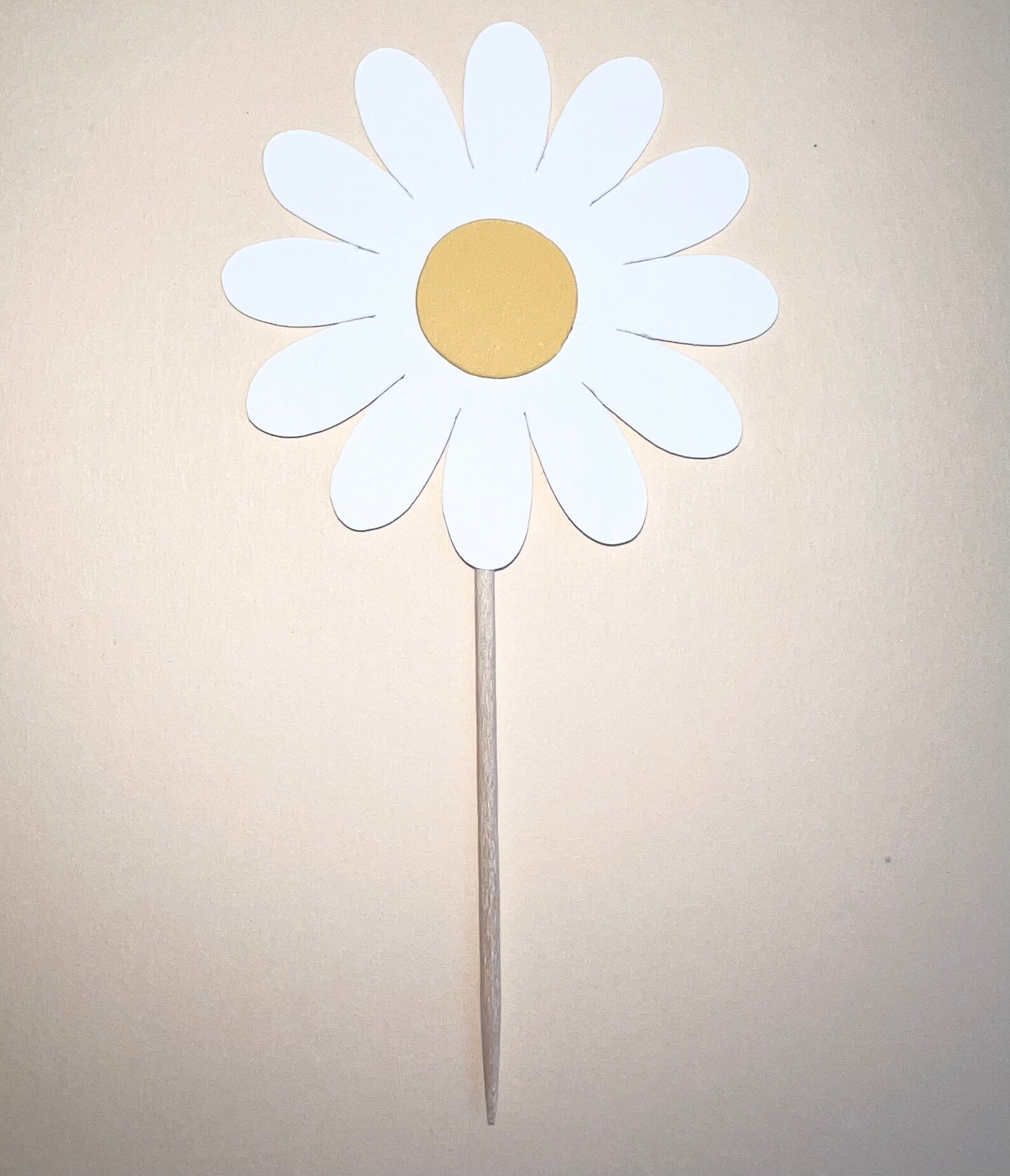 Daisy Cupcake Topper,groovy Cupcake Topper, 70s Theme Decor, Flower ...
