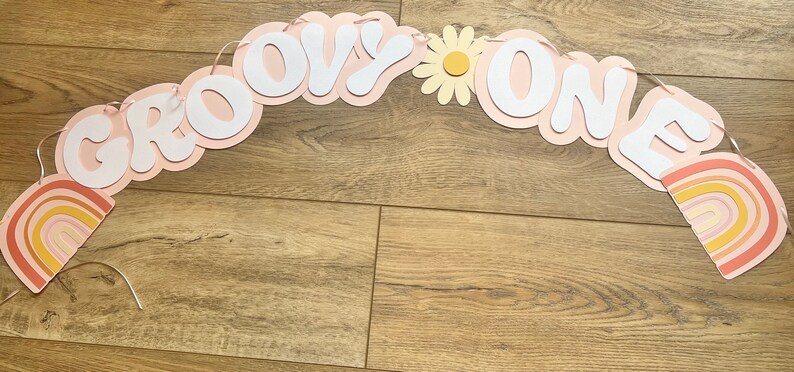 Groovy Birthday Party Banner Custom Age Birthday Banner | Etsy