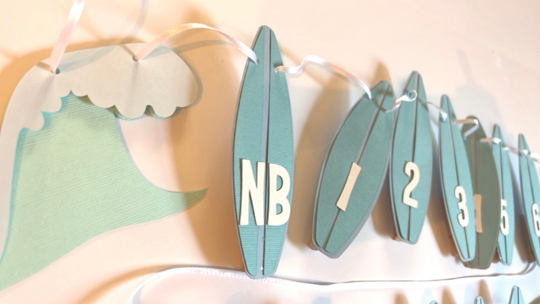 Surfs up Photo Banner, the Big One Photo Banner, Surf Theme Birthday ...