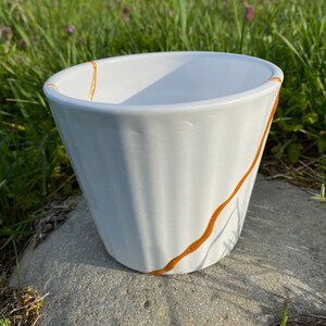 Kintsugi Planter Pot - Etsy