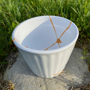 Kintsugi Planter Pot - Etsy