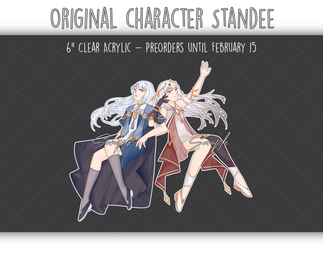 Original Character Acrylic Standee - Etsy