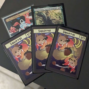 Five 5 Custom Space-themed Squirrel Tokens for Comet, Stellar Pup - Etsy