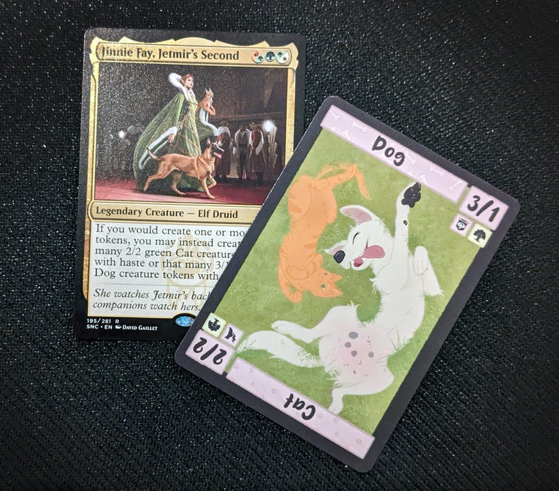 Five 5 Reversible Dog/cat Tokens for Rin & Seri Inseperable - Etsy