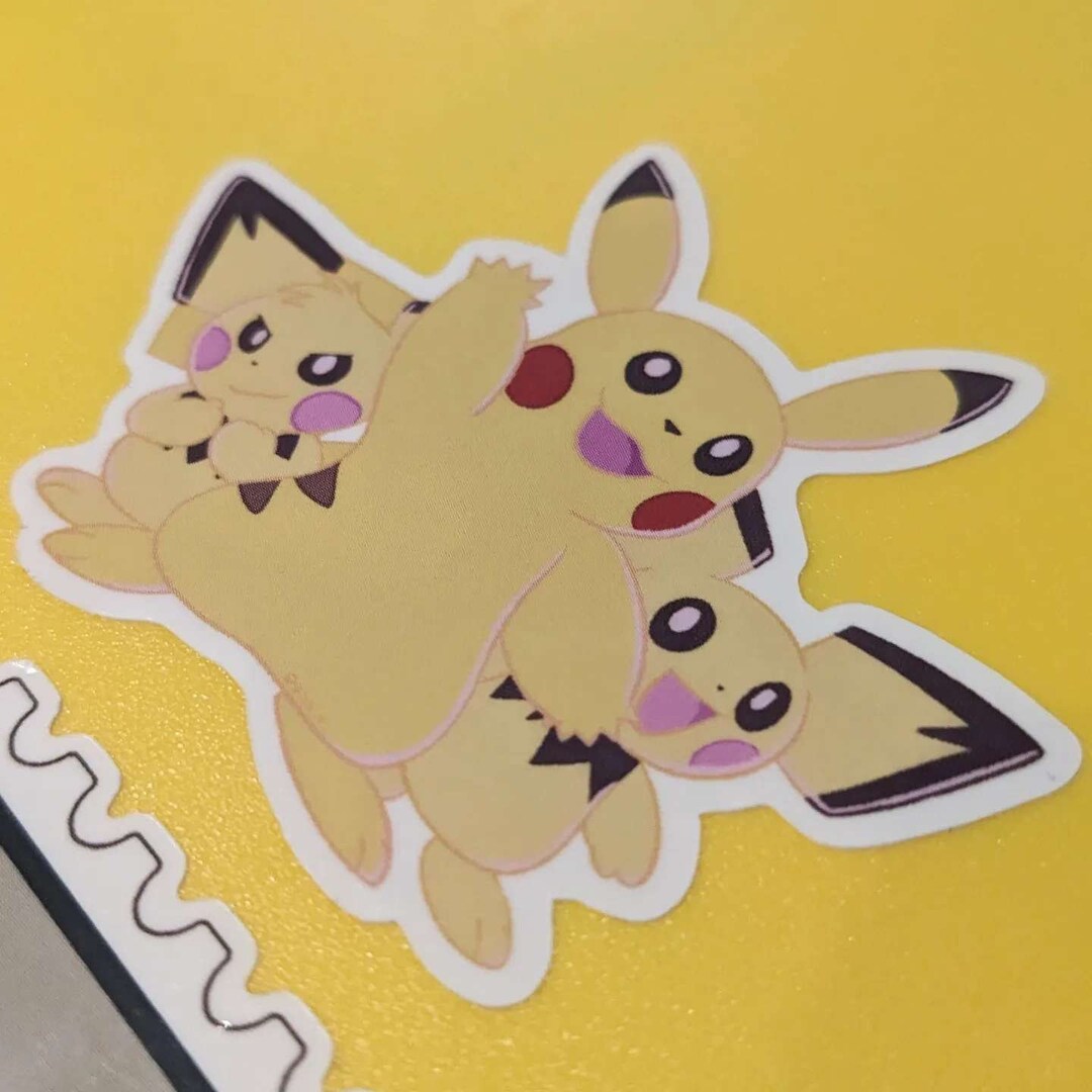 Pika-buddies! | Cute Vinyl Sticker - Etsy