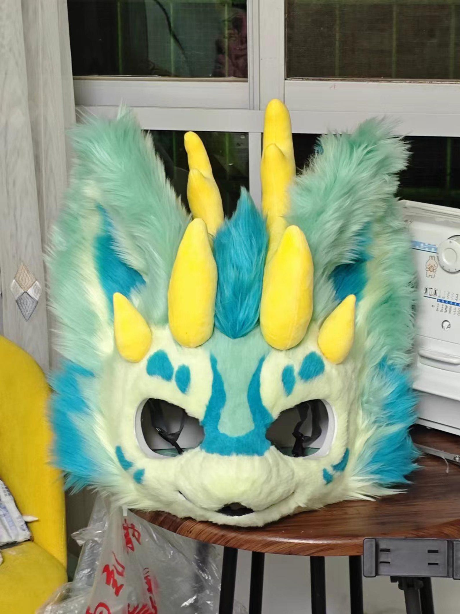 Furry Head | Handmade Furry | Dragon Fursuit Head | Furry Fun - Etsy
