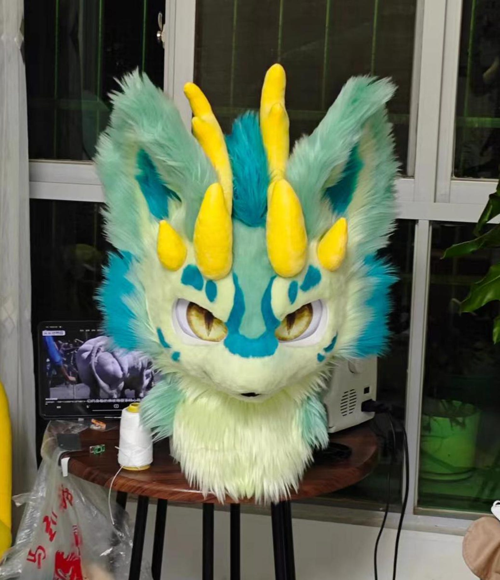 Furry Head | Handmade Furry | Dragon Fursuit Head | Furry Fun - Etsy