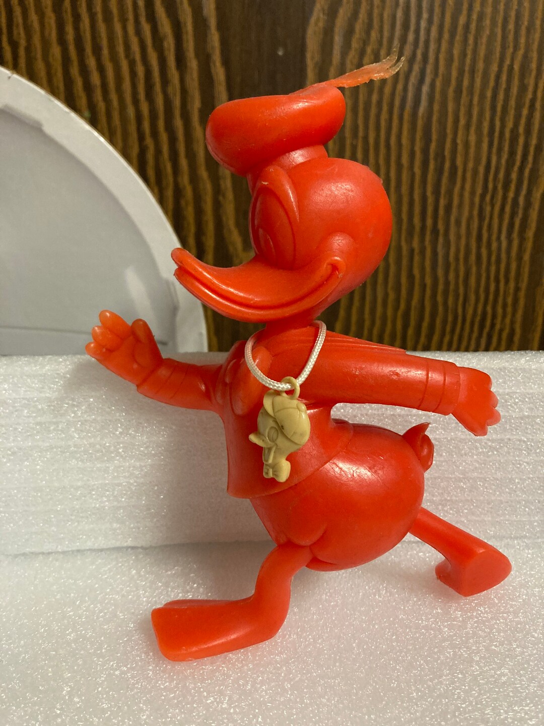 Marx Donald Duck With a 1940’s Huey Crackerjack Premium Around His Neck ...