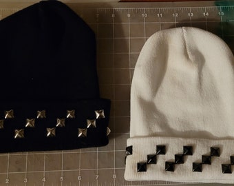 Studded Beanie - Etsy