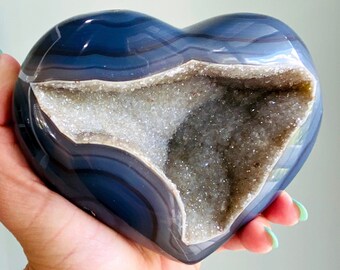 Blue Sugar Agate - Etsy