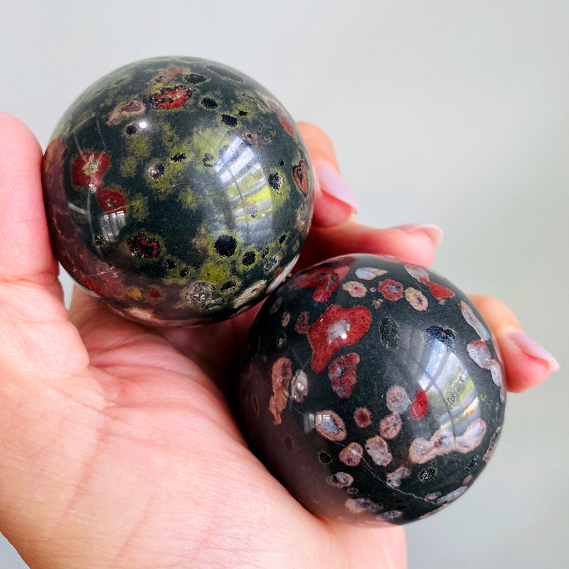 Green Jade Sphere - Etsy