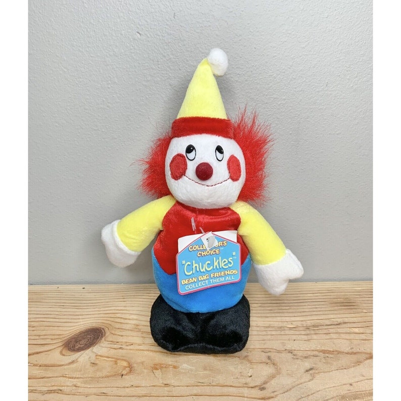 Chuckles the Clown NEW Bean Bag Friends Plush 10in Collectors Choice ...