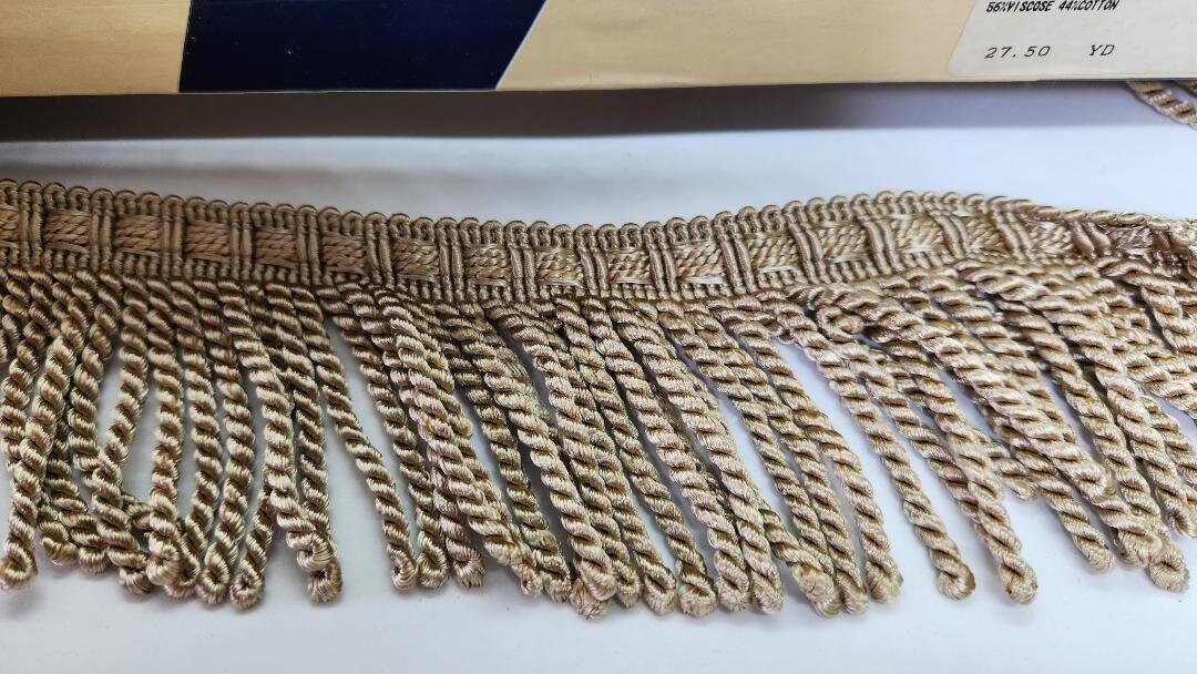 Heavy Bullion Fringe - Tan - 3" - Sold by the Yard - Made in England ...