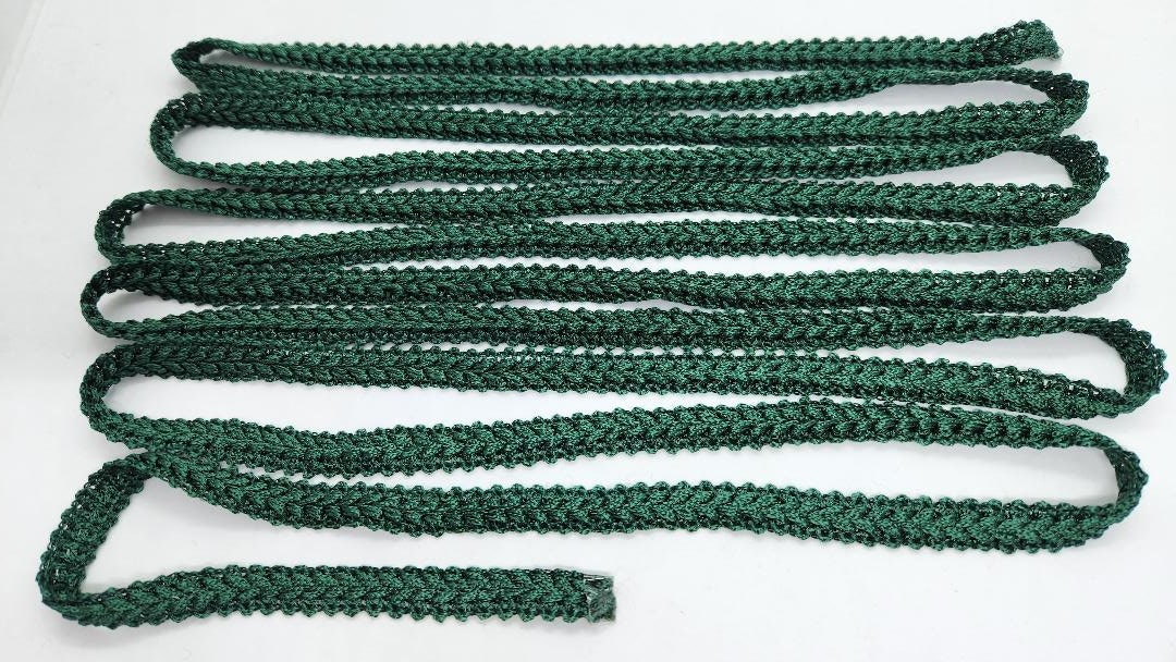 Decorator Braided Gimp - Green - 1/2" - 3.5 Yards - Drapery Pillow ...