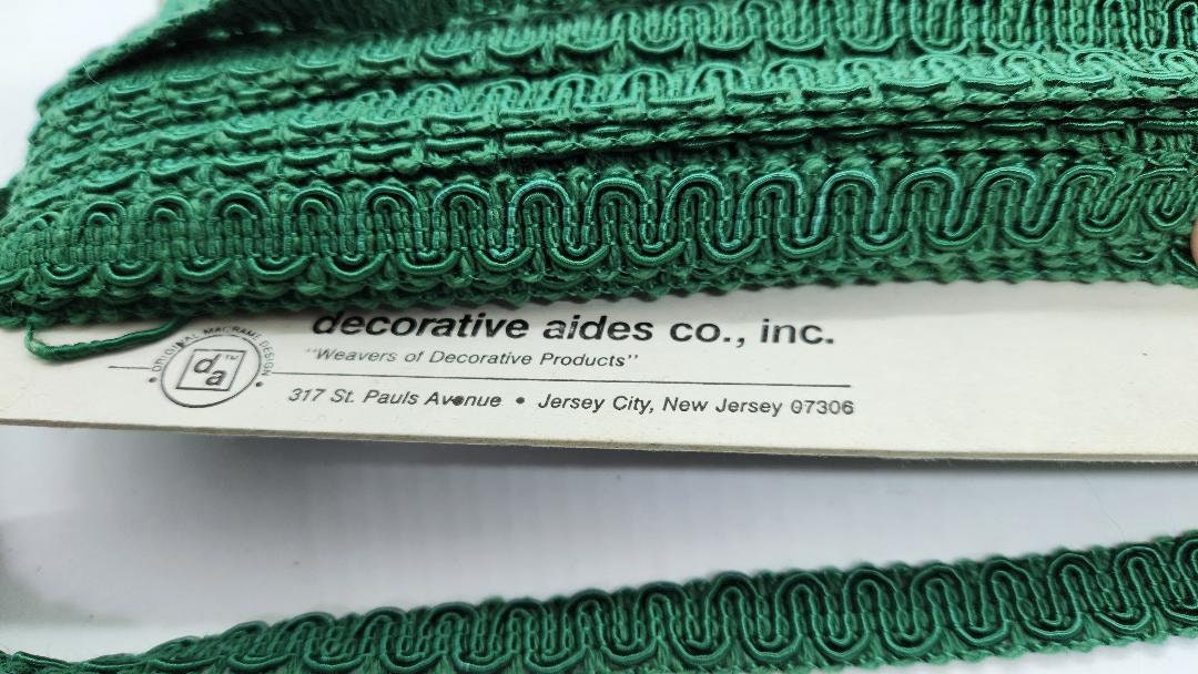Decorator Gimp - Green - 1/2" - Sold by the Yard - Drapery Pillow ...