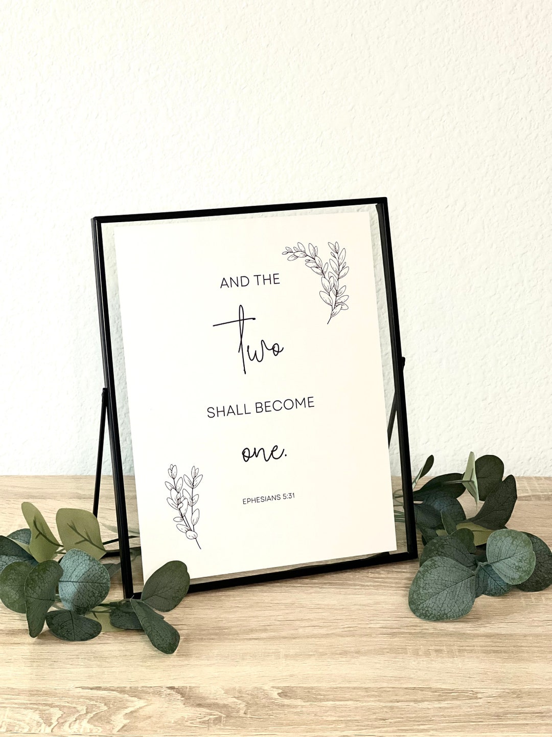 Bible Verse Signs, Wedding Sign Instant Download, Wedding Table Sign ...