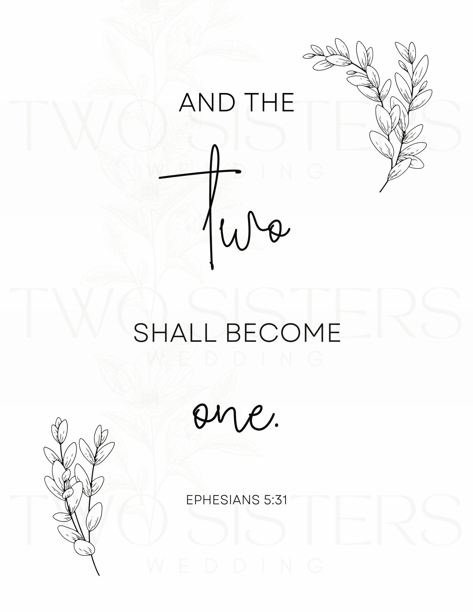 Bible Verse Signs, Wedding Sign Instant Download, Wedding Table Sign ...