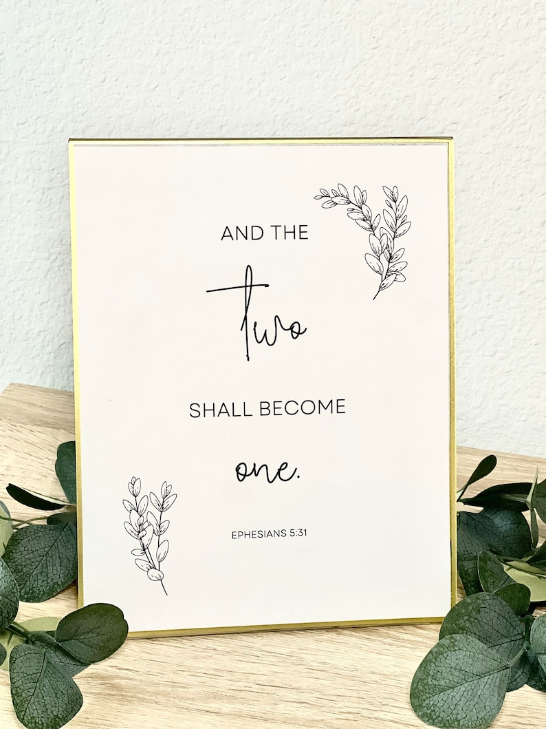 Bible Verse Signs Wedding Sign Instant Download Wedding - Etsy