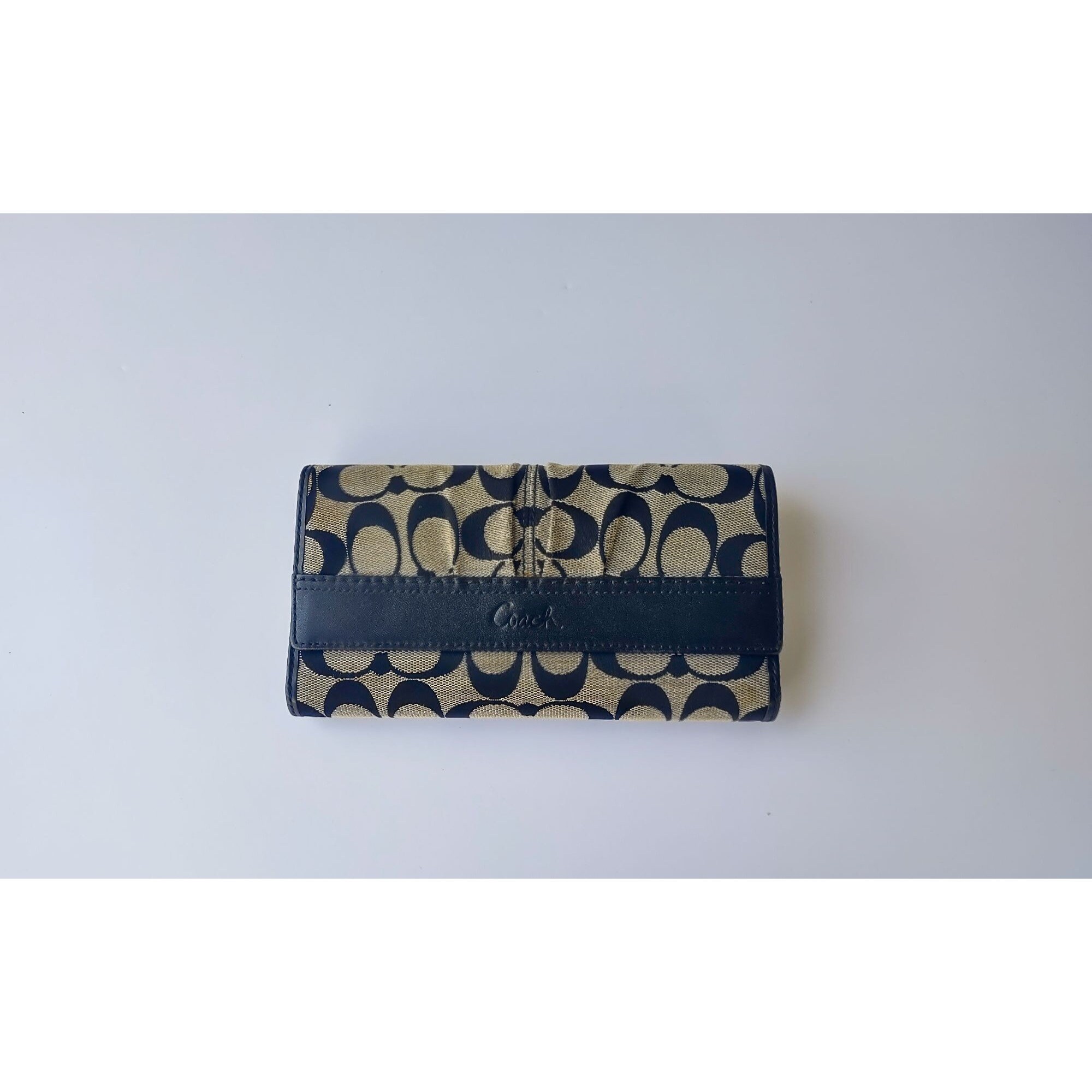 Coach Signature Checkbook