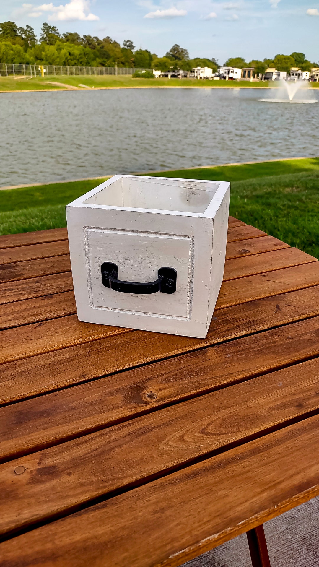 White Wooden Storage Box White Apothecary Box - Etsy
