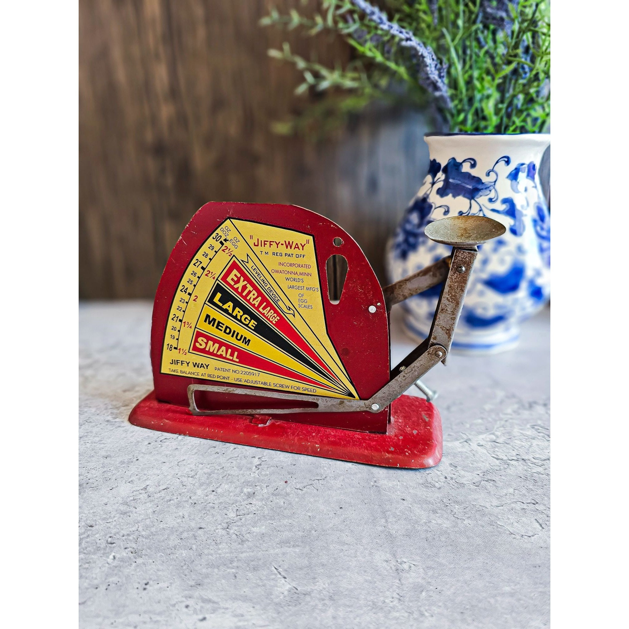 Vintage Jiffy-way Egg Scale, 1950's Egg Scale, Vintage Kitchen Tool - Etsy