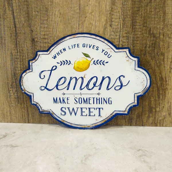 Lemon Kitchen Decor - Etsy