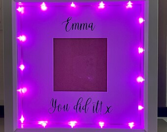 Light up Photo Frame - Etsy UK
