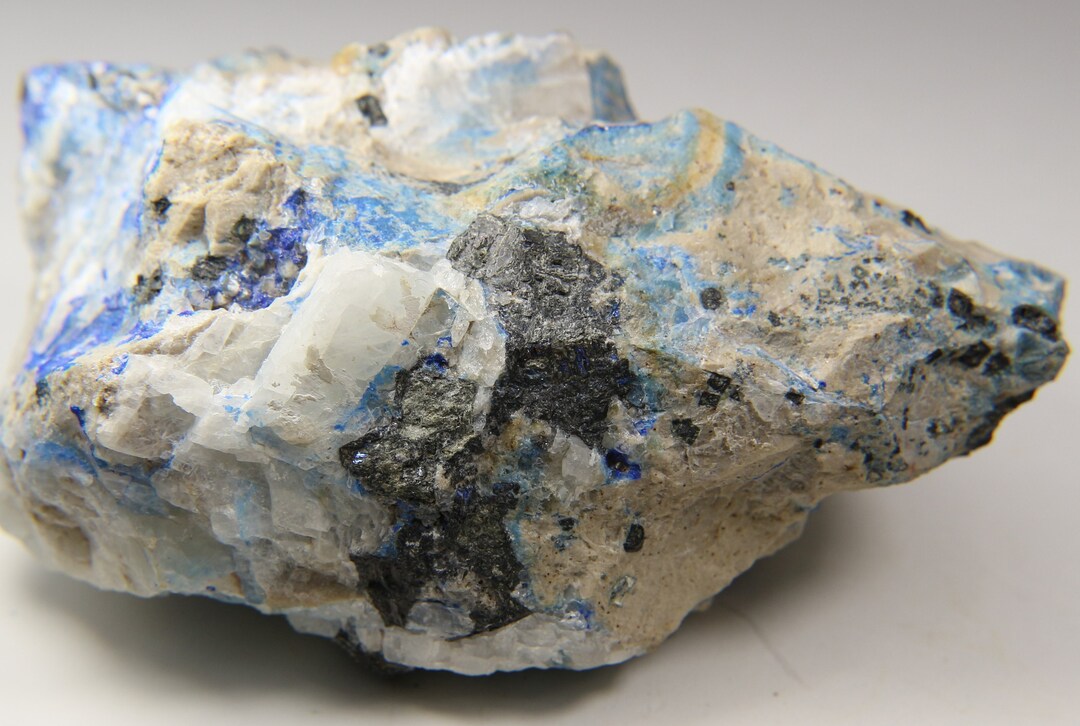 Linarite Specimen With Inclusions of Galena & Quartz - Etsy
