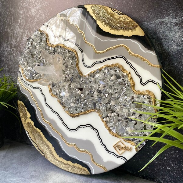 Resin Geode Wall Art - Etsy