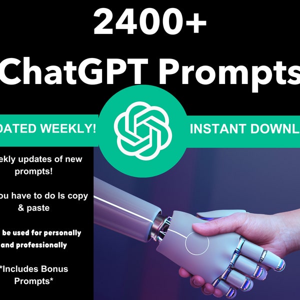 Chatgpt Prompts - Etsy