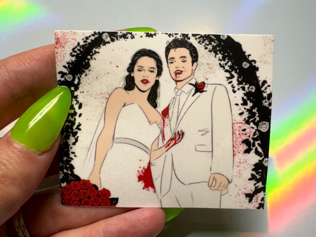 2.5 Inch Bloody Wedding Sticker - Etsy