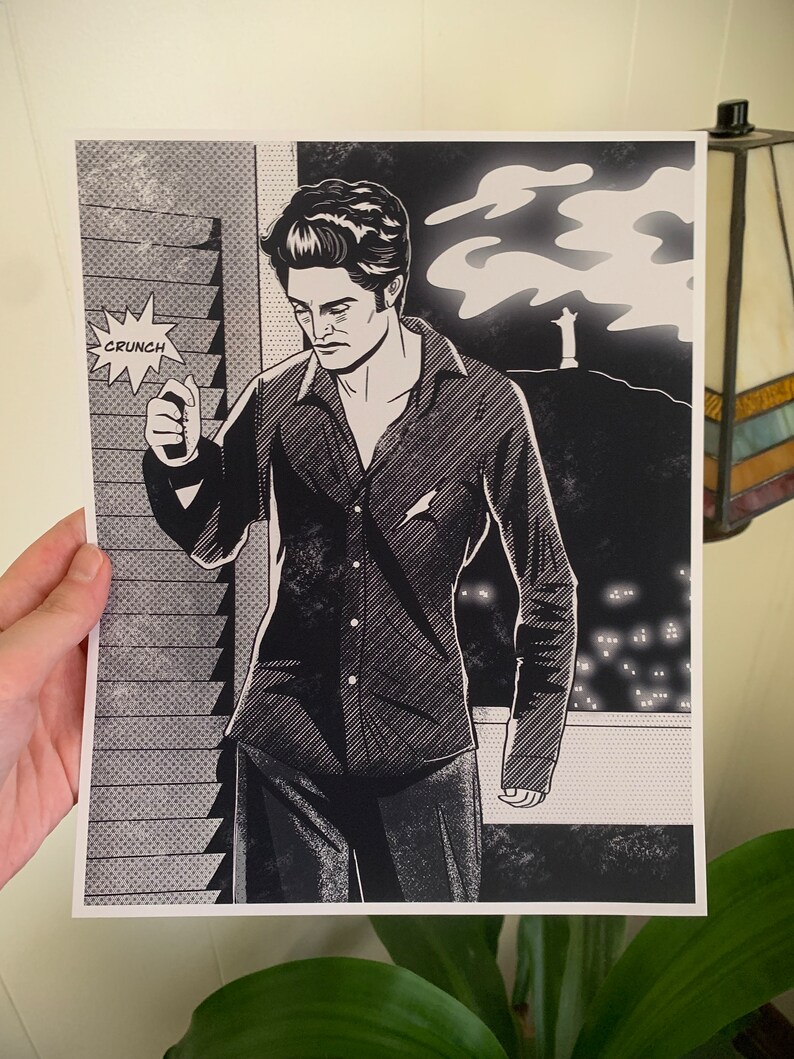 Sad Vampire in Brazil Comic Art - Etsy