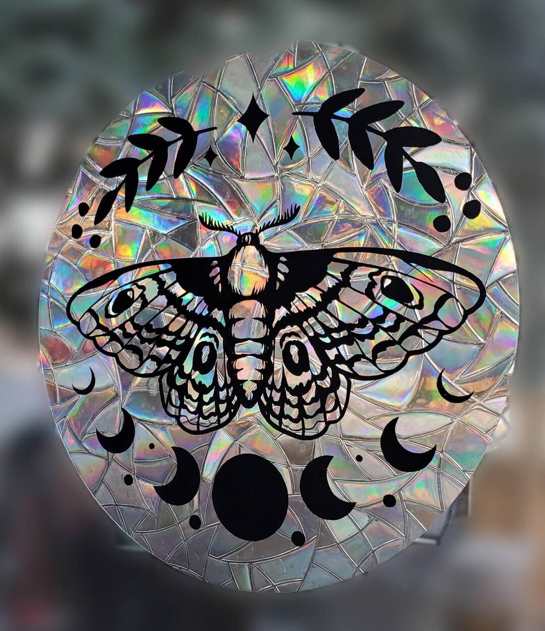 Witchy Moth Rainbow Suncatcher - Etsy
