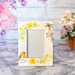 Flower and Robin Photo Frame,floral Frame,wooden Frame,flower Frame ...