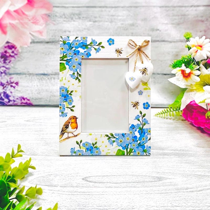 Robin Photo Frame - Etsy UK