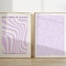 2 Purple Wall Prints, Digital Prints, Purple Wall Art, Printable Wall ...